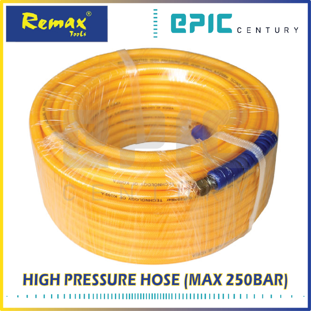 REMAX High Pressure Hose Max 250BAR ( for Air Compressors / Power ...