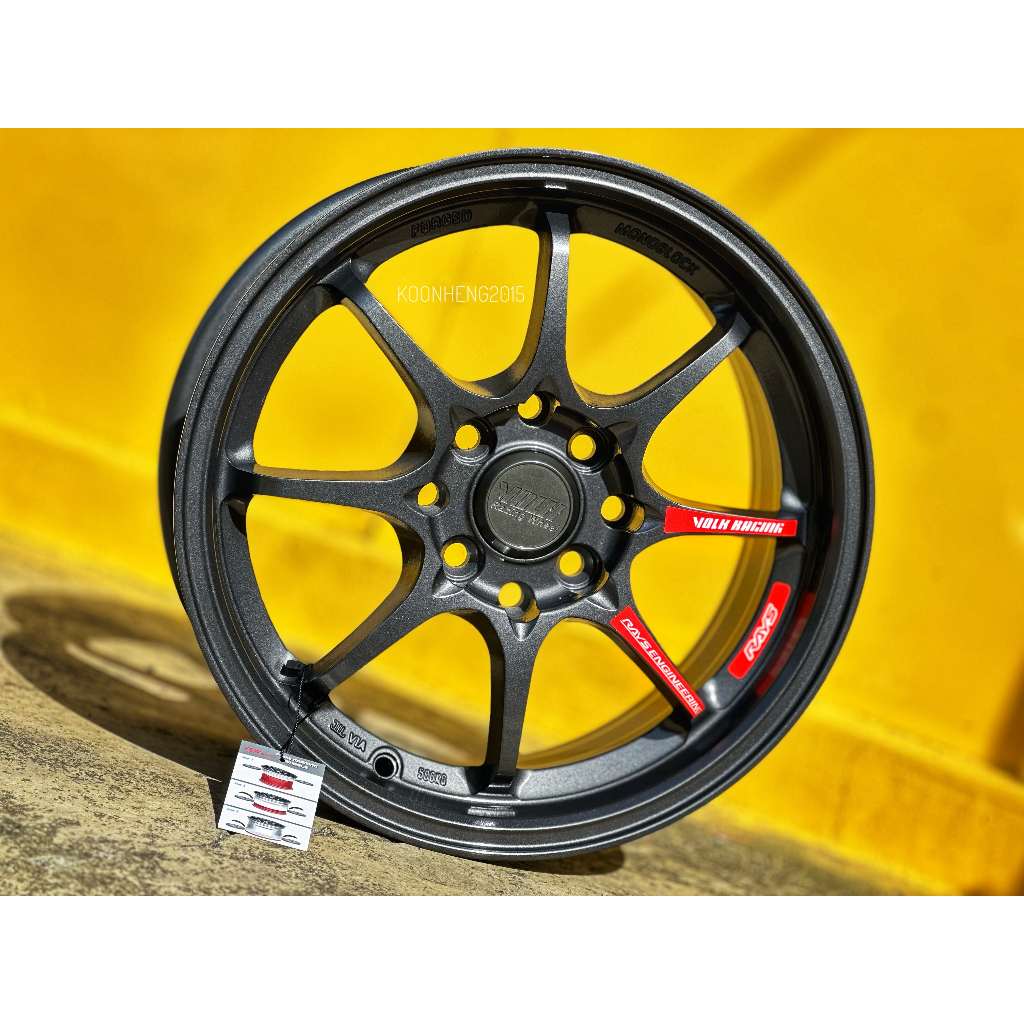 New Car Sport Rim RAYS CE28 Wheels 15x6.5J 8x100/114.3 ET40 Dark Gun ...