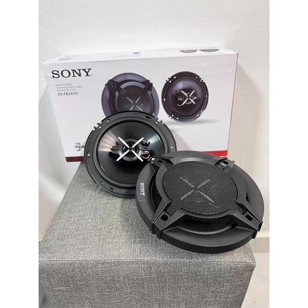 SONY 6 Inches 3WAY CAR COAXIAL SPEAKER SYSTEM XS-FB1630 3 VOIES EXTRA ...