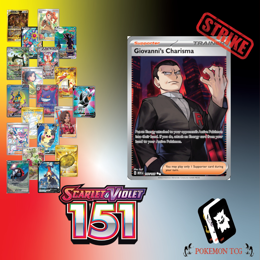 Giovanni's Charisma 197/165 151 Full Art SV3.5 PTCG | Shopee Malaysia