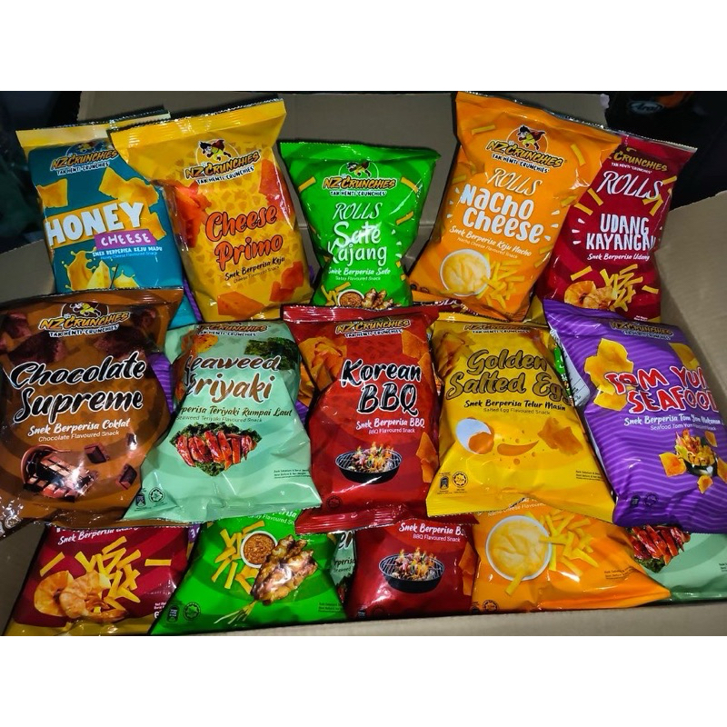 NZ CRUNCHIES PACK 45G 11 FLAVOUR | Shopee Malaysia