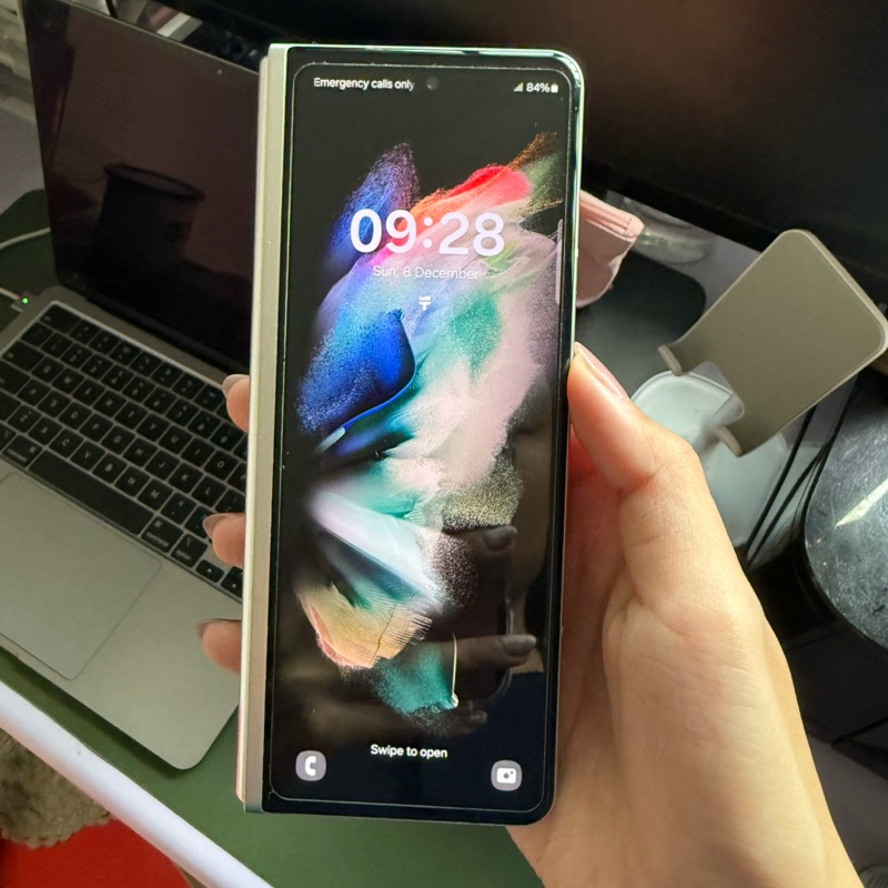(Used) Samsung Galaxy Z Fold 3 256GB Phantom Silver | Shopee Malaysia