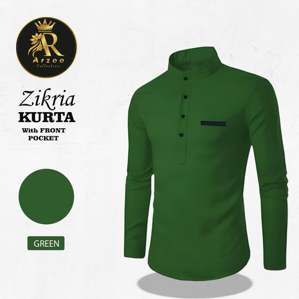 New Men Kurta With Bone Pocket New Fashion Men Kurta RAya 2025 | Shopee ...