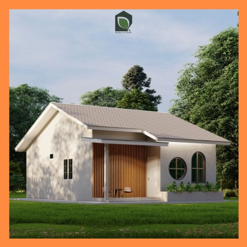 Pelan Rumah 2 Bilik Tidur 1 Bilik Air (750kps) / House Plan 2 Bed 1 ...