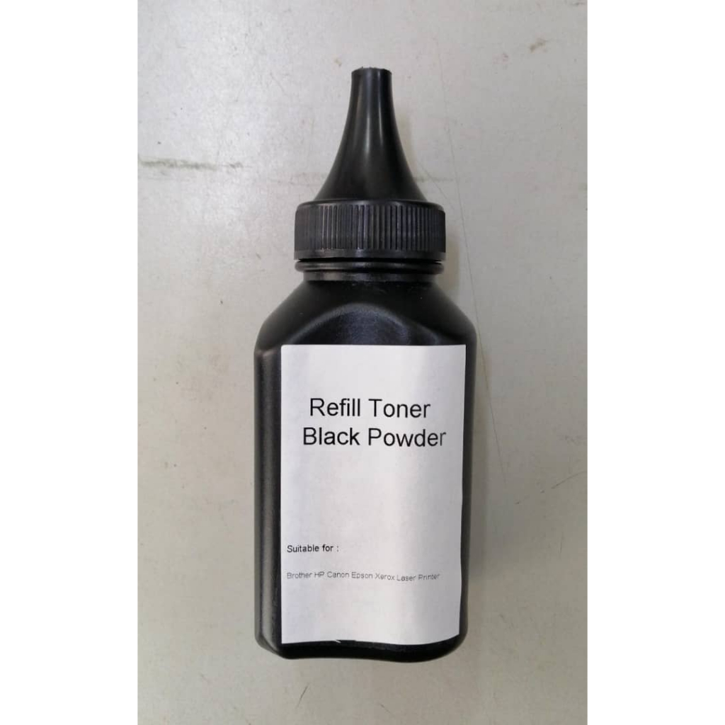 Universal Refill Toner Black Powder HP CANON Brother Xerox Laser ...