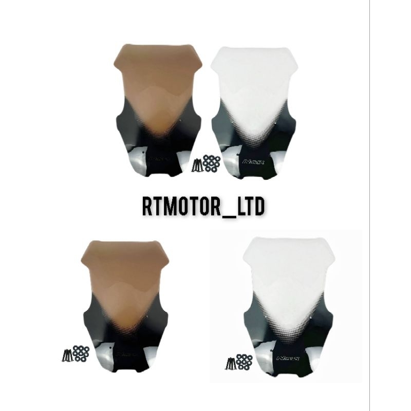 YAMAHA NMAX V2 NMAX155 V2 WINDSHIELD 60CM LONG WINDSCREEN COWLING SMOKE ...