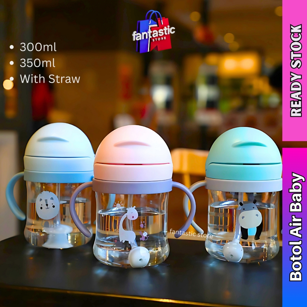 Botol Air Budak Botol Susu Baby Bottle Feeding Straw Botol air baby ...