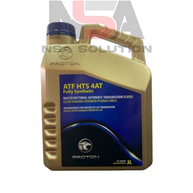 Proton Fully Synthetic ATF HTS 4AT 3L (3Liter) Auto Transmission Fluid ...