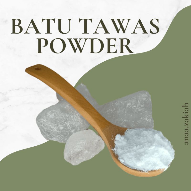 SERBUK BATU TAWAS ASLI / ALUM STONE POWDER FOR DEODORANT AND WATER ...