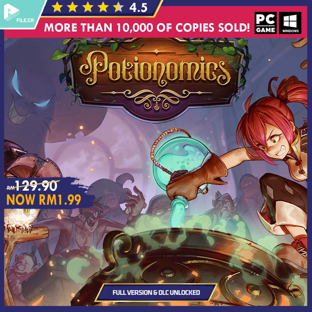 Potionomics: Deluxe Edition – Build 16245907 + 3 DLCs[𝐋𝐈𝐅𝐄𝐓𝐈𝐌𝐄] [𝐏𝐂 𝐆𝐀𝐌𝐄 𝐃𝐈𝐆𝐈𝐓𝐀𝐋 𝐃𝐎𝐖𝐍𝐋𝐎𝐀𝐃 ...