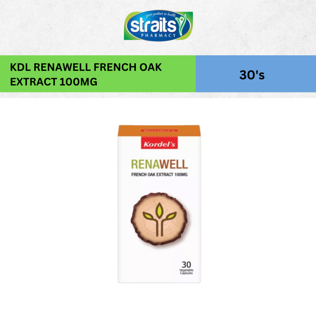 KDL RENAWELL FRENCH OAK EXTRACT 100MG 30's / 60's | Shopee Malaysia