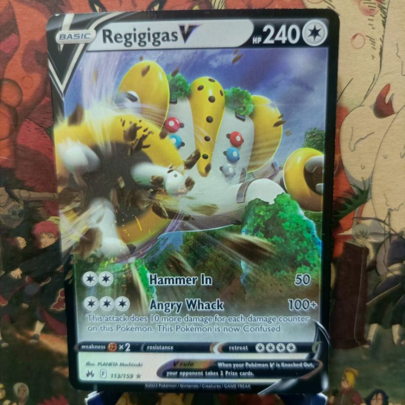 Regigigas V - 113/159 - Ultra Rare Crown Zenith Singles | Shopee Malaysia