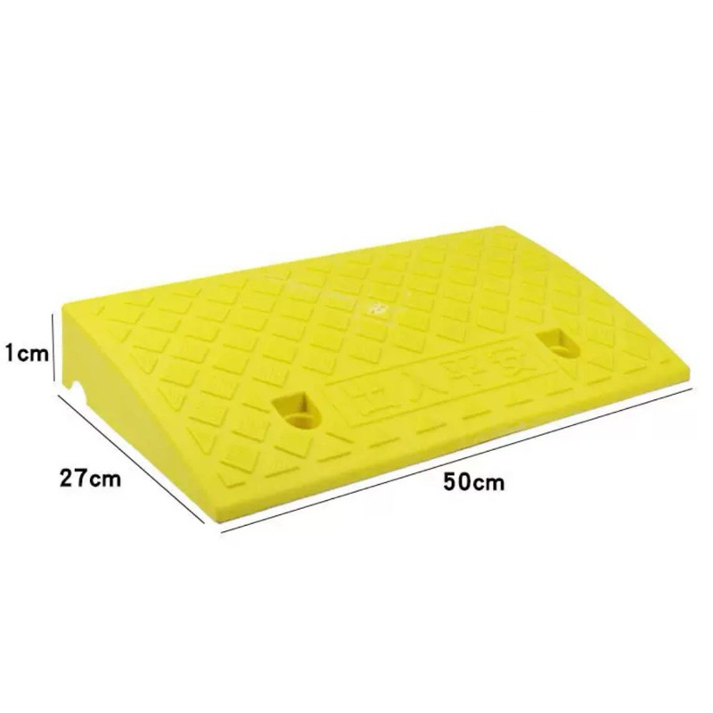 HEAVY DUTY rubber curb ramp triangle vehicle step pad for wheelchair ...