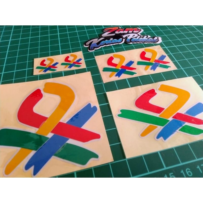 STICKERS LOGO BENETTON PANGKAH STICKER CUTTING PANTUL CAHAYA STICKER ...