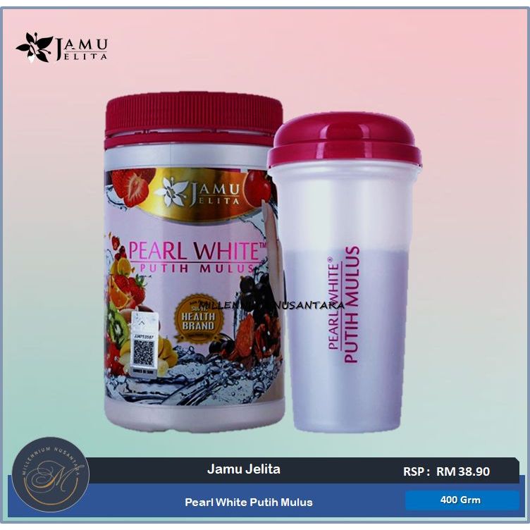 Jamu Jelita Pearl White Putih Mulus 400gr | Shopee Malaysia