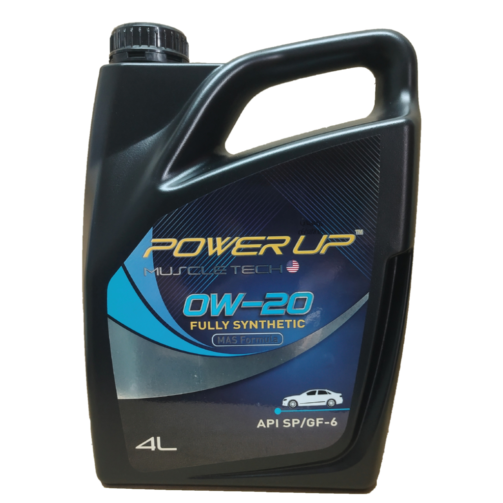 PETROL ENGINE OIL - Power Up Muscle Tech Fully Synthetic 0W-20 MAS ...
