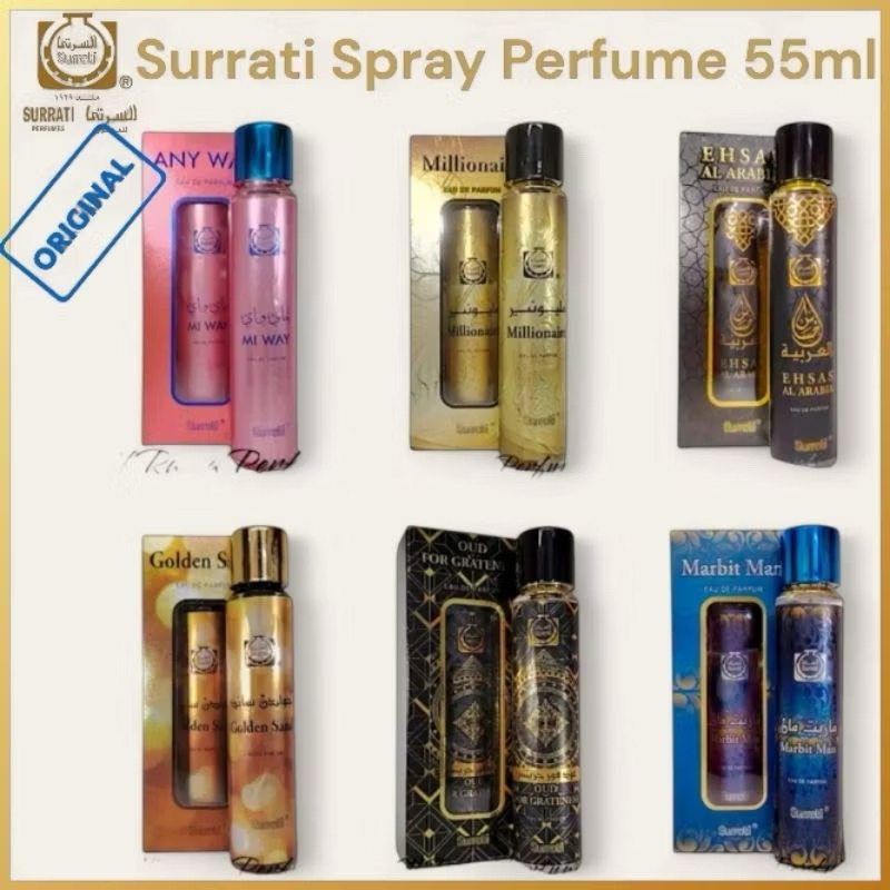 SURRATI SPRAY PERFUME (55ml) Original Surrati brand from Saudi Arabia ...
