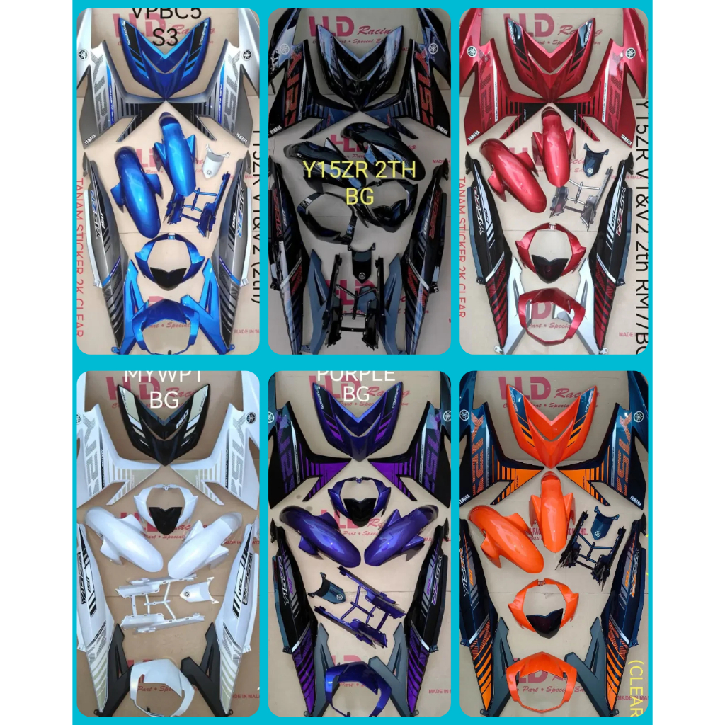 Y15 Y15ZR YSUKU V1 V2 YAMAHA COVERSET DESIGN BATMAN / PURBA EDITION ...