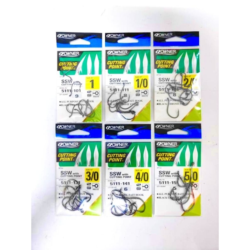 OWNER SSW 5111 CUTTING POINT Owner 5111 cutting point hook mata kail ...