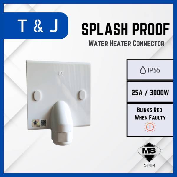 T & J IP55 Splash Proof Water Heater Connector | Shopee Malaysia