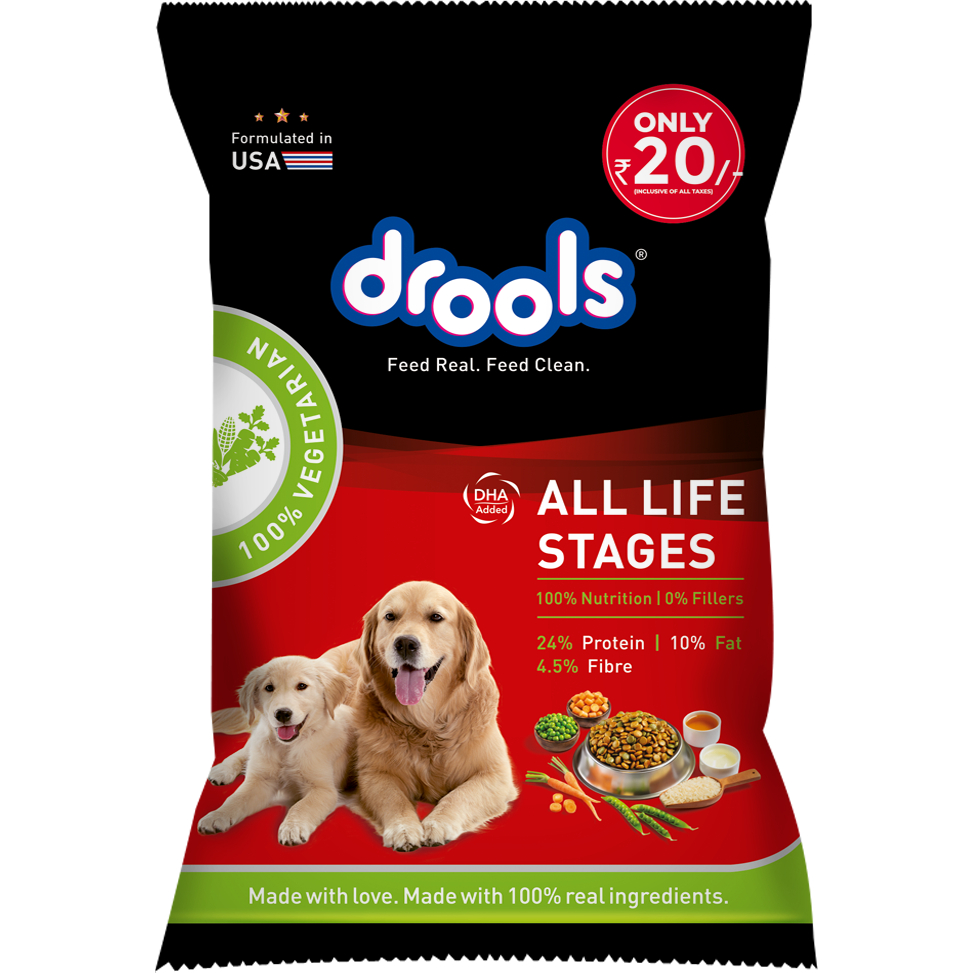 Drools Vegetarian dog food sample pack 80 grm | Shopee Malaysia