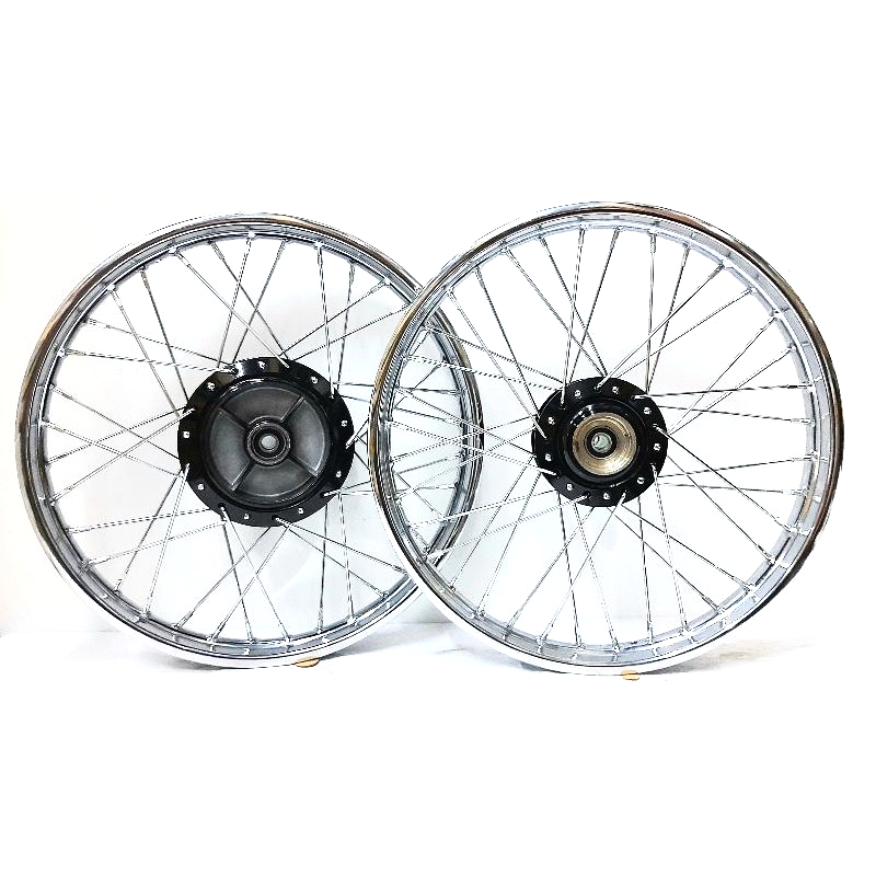 RXZ Mili Catalyzer Set Union Cycle Steel Rim 160X18, SYS Hub Gantang ...