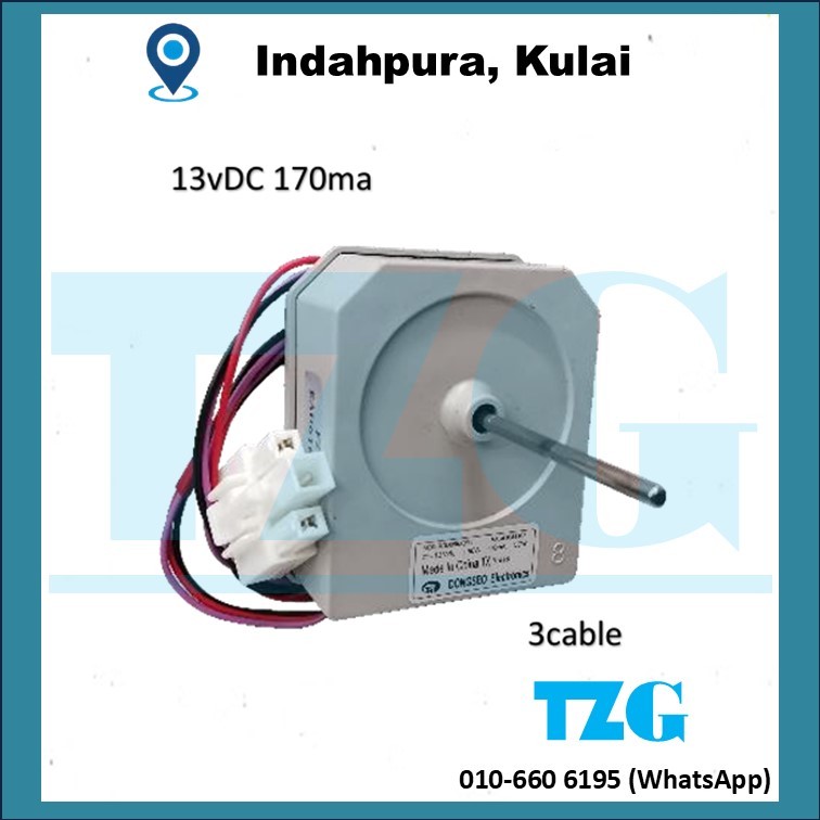 LG FRIDGE REFRIGERATOR FAN MOTOR EAU61644102 DC 13V 3 CABLE | Shopee ...