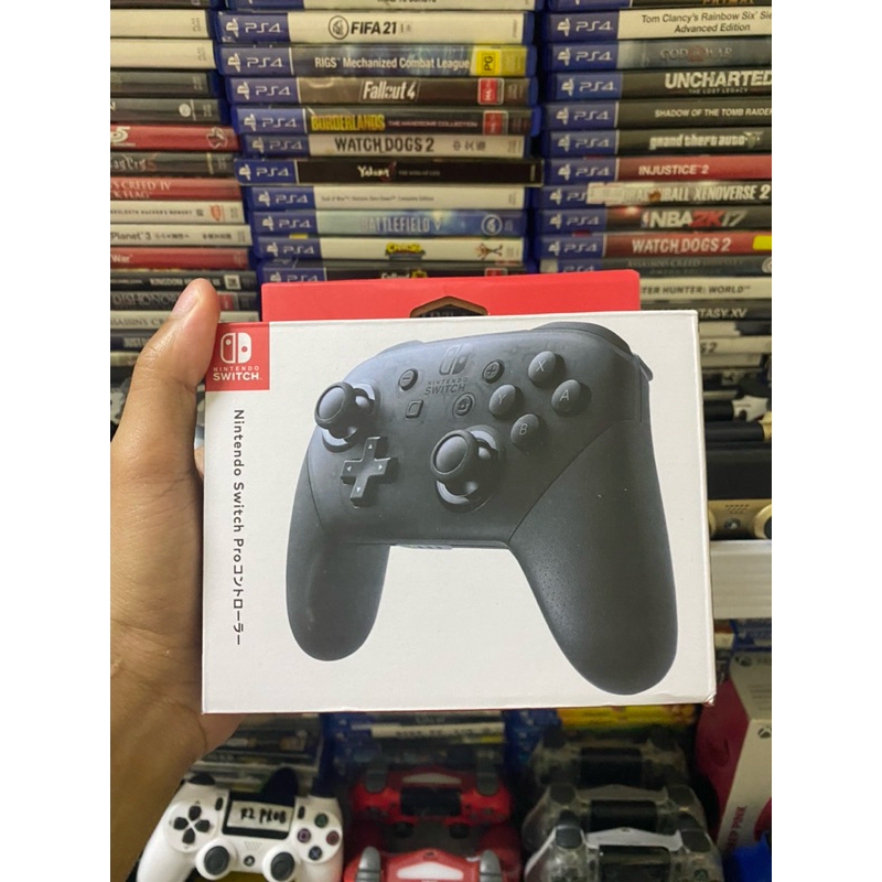 Nintendo Switch Pro Controller Fullset Box Like New 💯 Ns Joycon Controller | Shopee Malaysia
