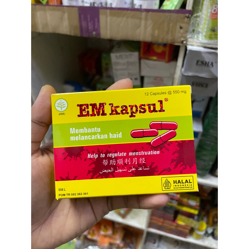 EM Kapsul Melancarkan Haid ( 12 Kapsul ) | Shopee Malaysia
