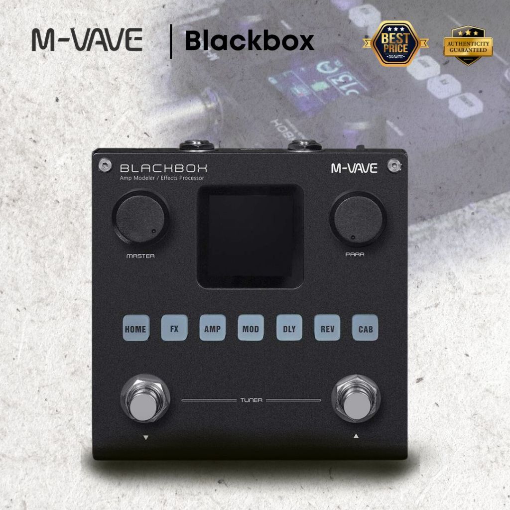 M-VAVE BLACKBOX Guitar Effect Pedal Multifunctional Guitar/Bass ...