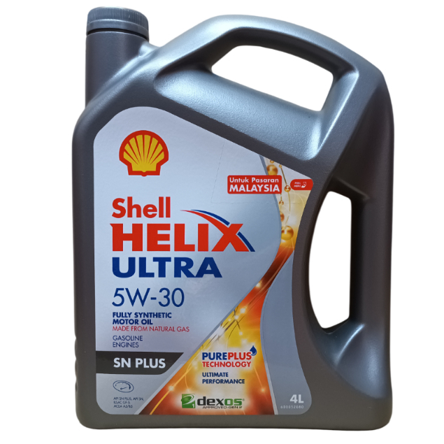 PETROL ENGINE OIL - SHELL HELIX ULTRA 5W-30【4L】(Ready Stock) | Shopee ...