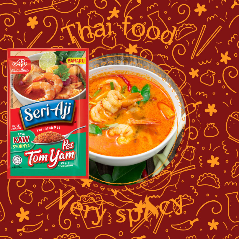 Seri-Aji Perencah Pes Tom Yam **2pack** (40g) | Shopee Malaysia