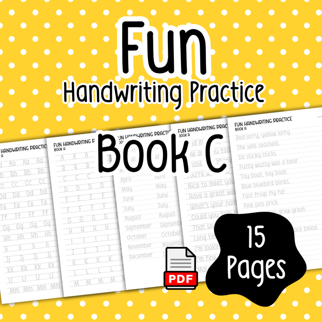 [PDF] fun handwriting practice latihan menulis tulisan cantik Book C ...