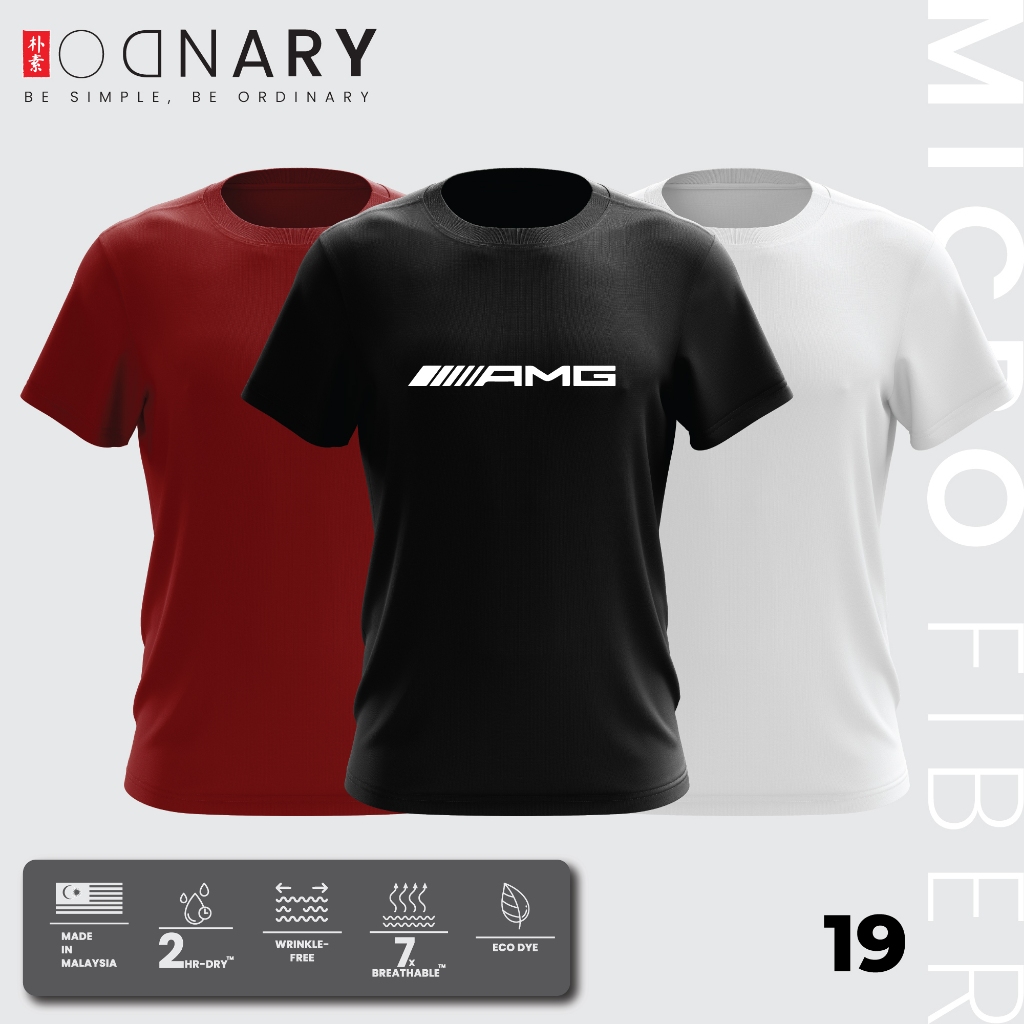 🔥Janji Premium!🔥Microfiber Mercedes Merz AMG Tshirt A4 Logo 19 | Shopee ...