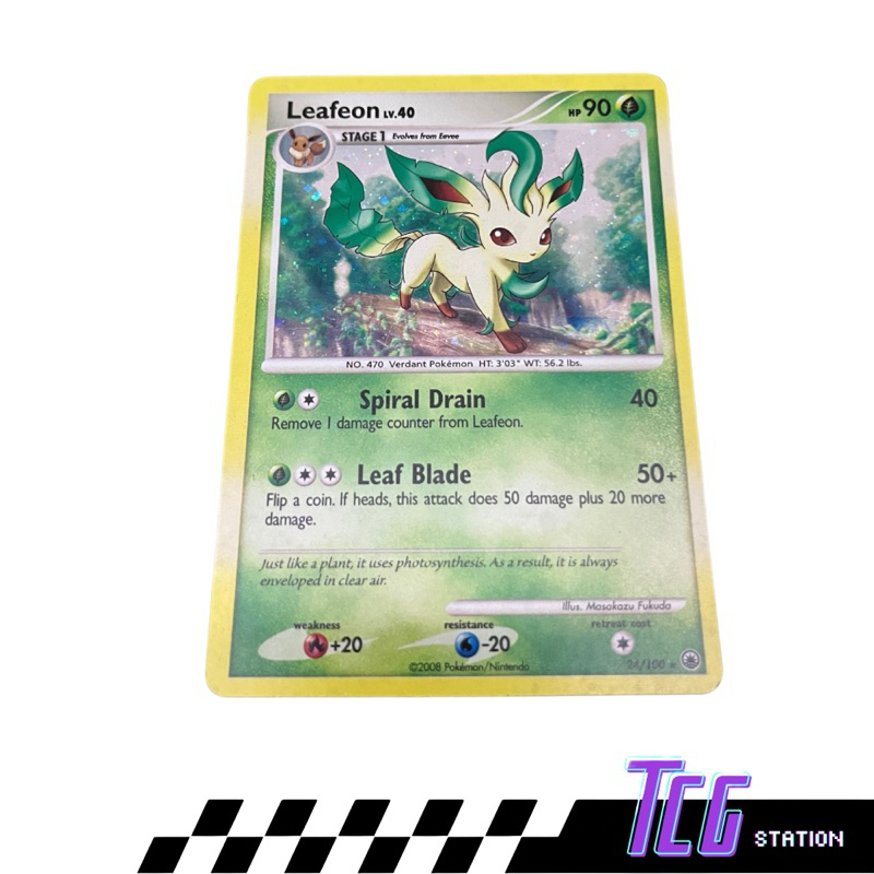 POKEMON TCG LEAFEON 24 MAJESTIC DAWN (HP) | Shopee Malaysia
