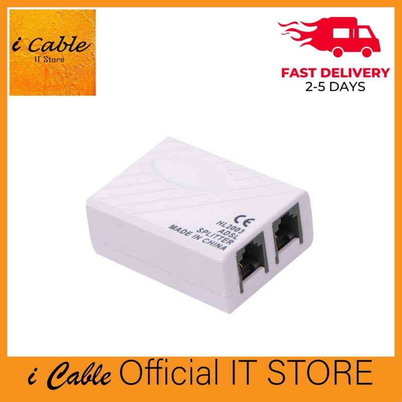 (Ready Stock) i Cable ADSL Internet Phone Noise Reducer Filter Splitter ...