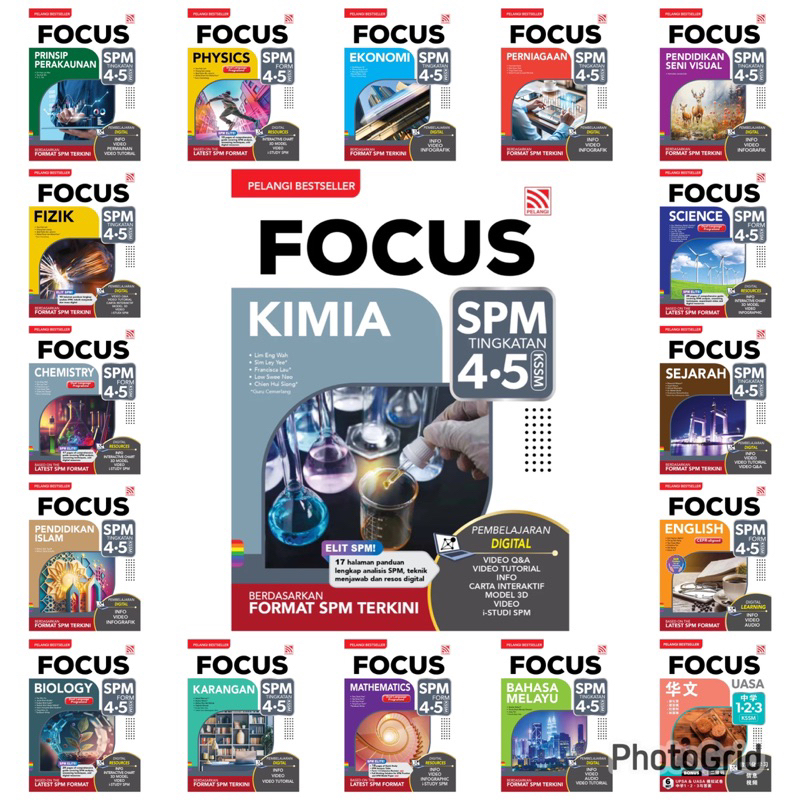 [PELANGI]2025 BUKU RUJUKAN FOCUS SPM TINGKATAN 4•5 KSSM | Shopee Malaysia