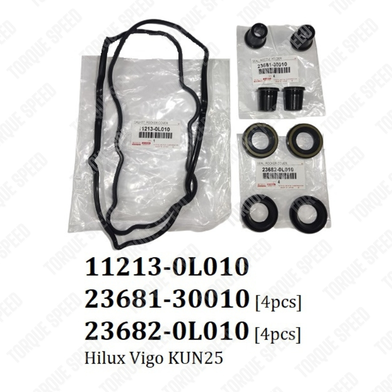 Toyota Rocker Valve Cover Gasket Plug Nozzle Seal 11213-0L010 23681 ...