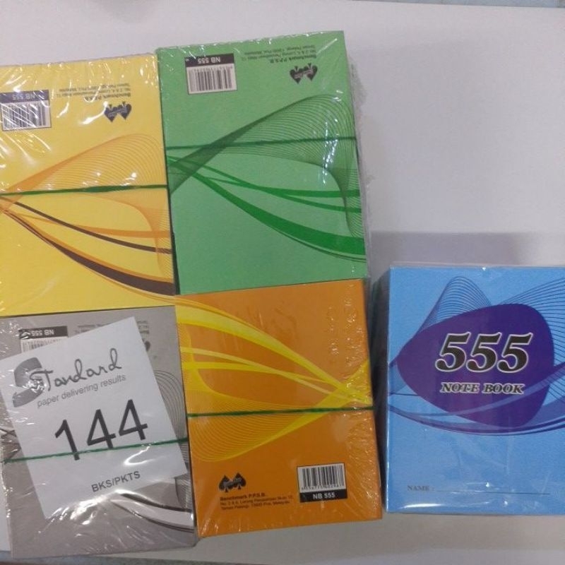 555 note book buku kecil 迷你 单线簿 144books 36books pocket book buku nota ...