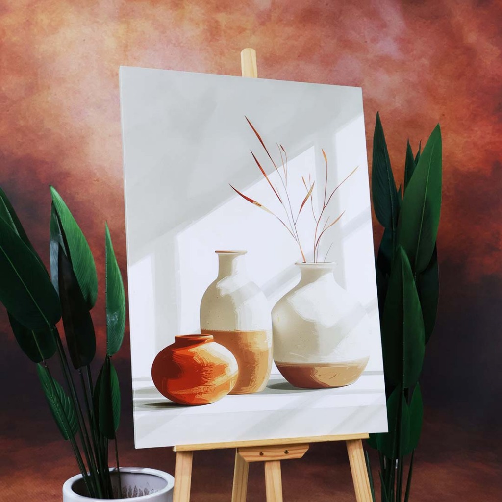 Frame Muji illustrator Design Moden Gambar Hiasan Deko Dinding Rumah ...