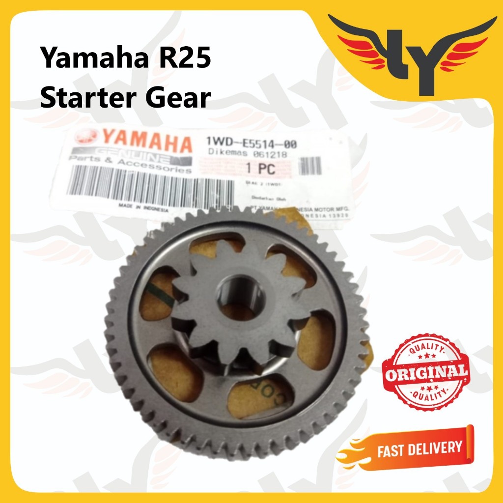 Yamaha R25 Starter Gear - 1WD-E5514-00 (100% Original) | Shopee Malaysia