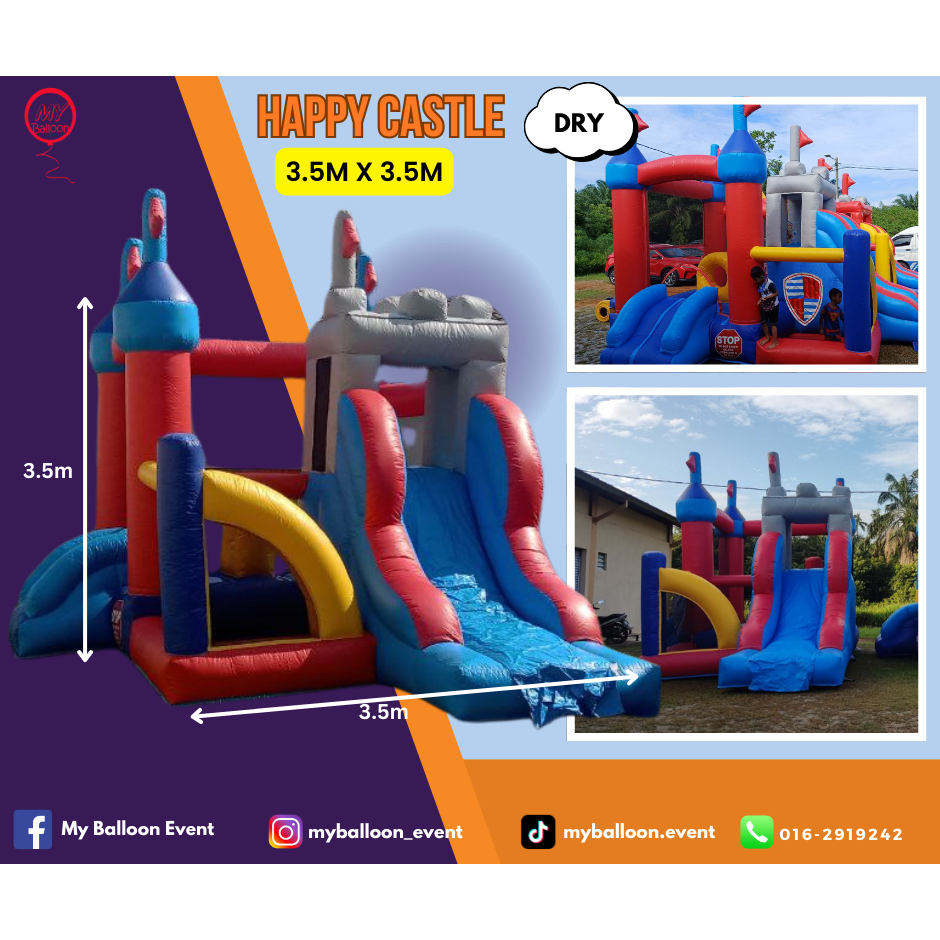 RENTAL/SEWA SOOPA DOOPA HAPPY CASTLE (DRY) | Shopee Malaysia