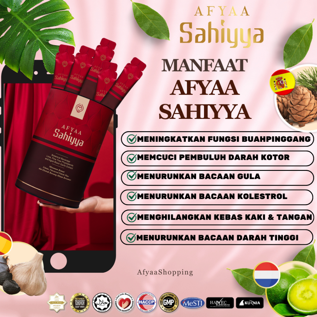 Afyaa Sahiyya Minuman Botani Herba Semulajadi | Shopee Malaysia