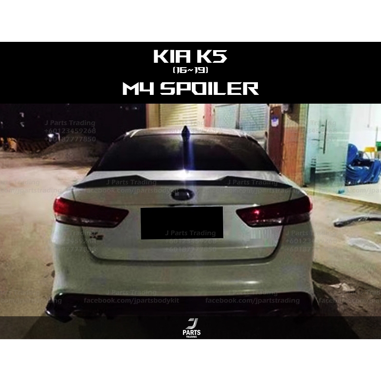 Kia Optima K5 M4 Spoiler Rear Spoiler Bonnet Spoiler Sport Lips 2016 ...