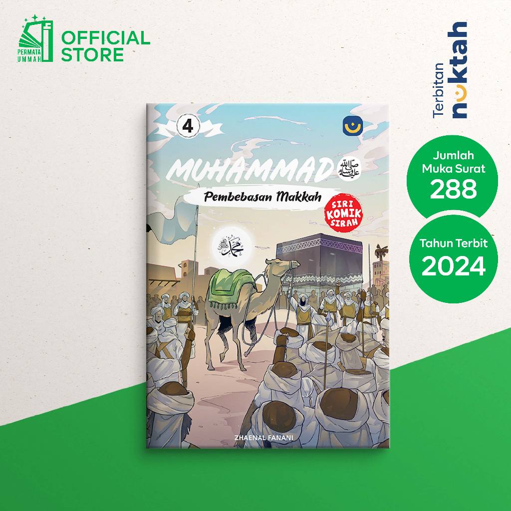 Nuktah | Komik Jejak Muhammad Jilid 4 : Pembebasan Makkah | Shopee Malaysia