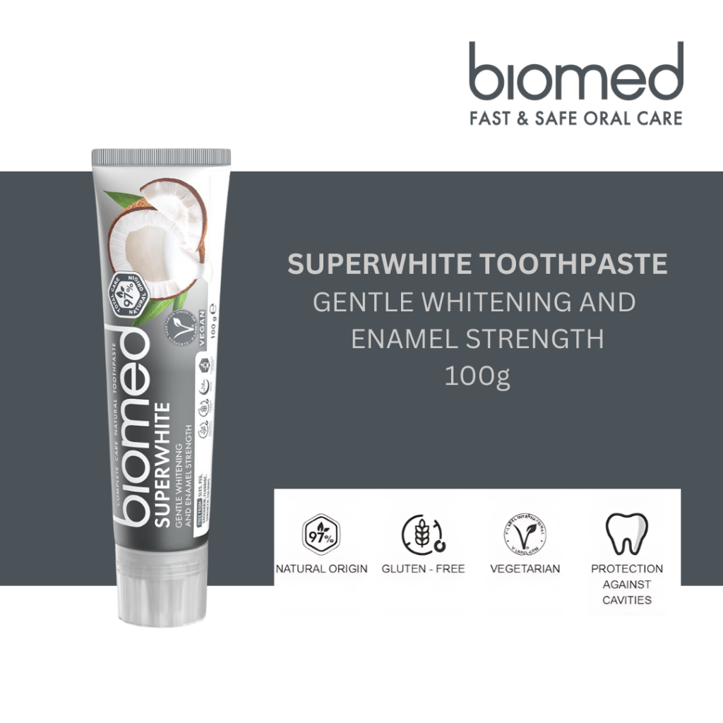 Biomed Toothpaste - Charcoal/Citrus Fresh/Super White Coconut/Gum ...