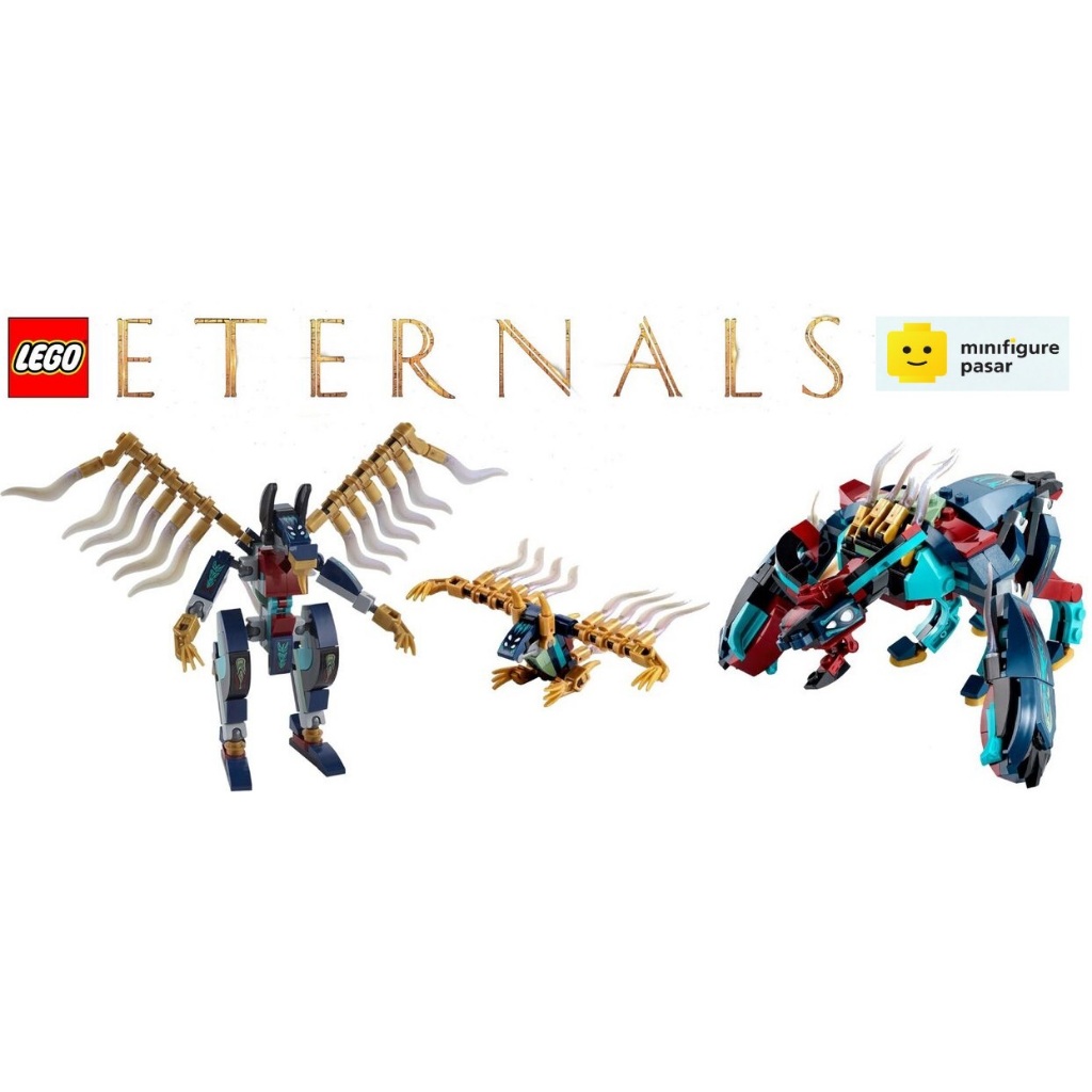Lego Marvel Super Heroes Eternals 76145 76154 76155 - Deviant Dragon ...
