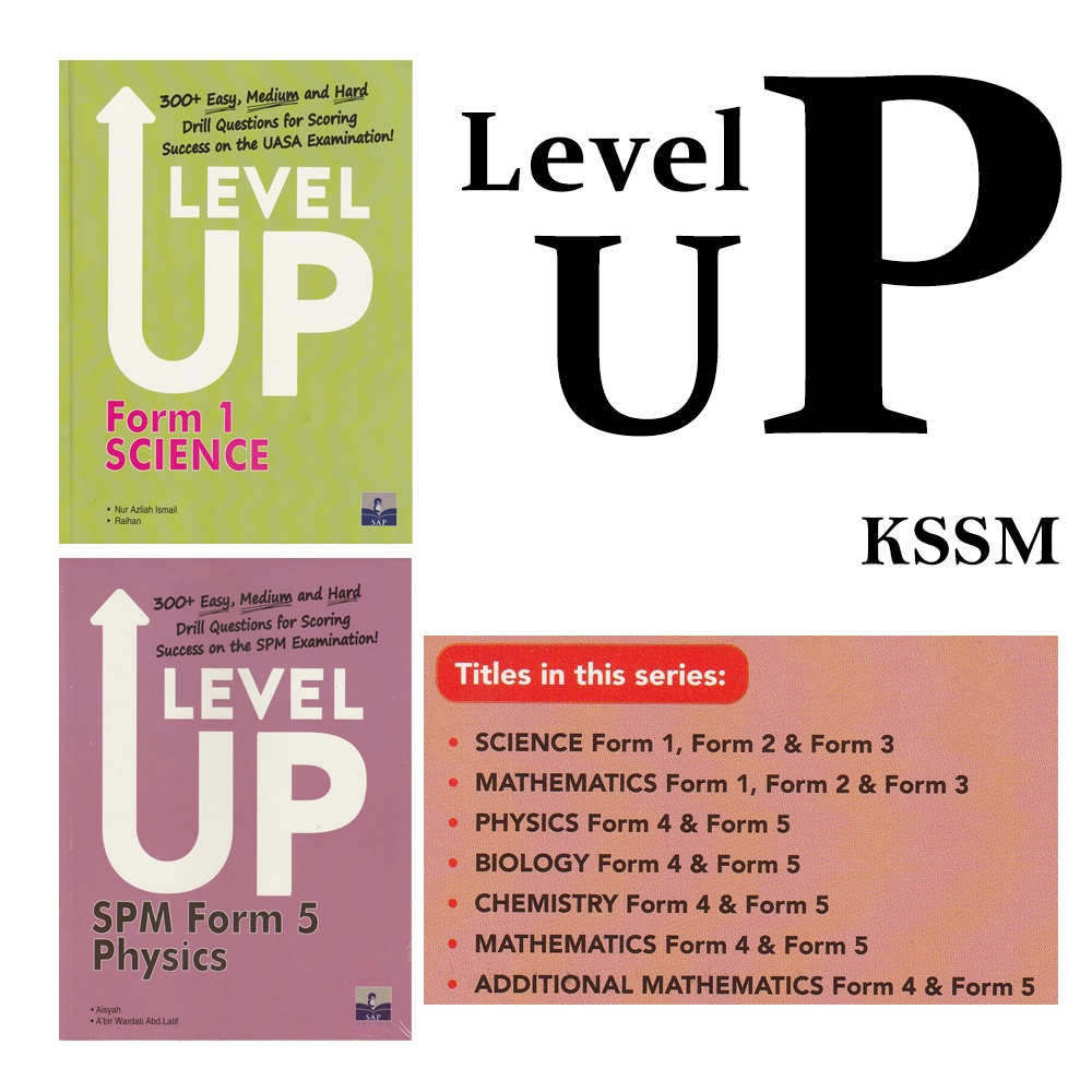 SAP PUBLICATIONS | ACTIVITY BOOK | KSSM - MODUL LEVEL UP SPM "SCIENCE ...