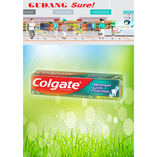 Colgate Maximum Cavity Protection Fresh Cool Mint Toothpaste 175g ...