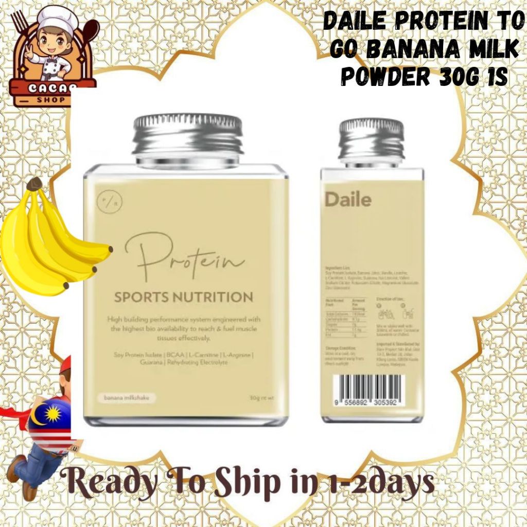 Daile Protein To Go Banana Milk Powder 30G 1S | Shopee Malaysia